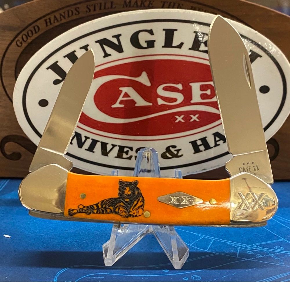 Case Tiger Stripe Canoe Knife (62131 SS) 1/500 Limited Edition XX ...