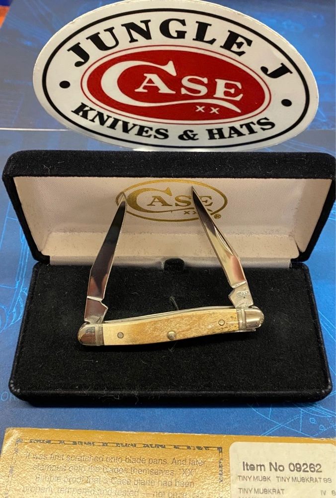 Case Mammoth Ivory Tiny Muskrat Knife (Tiny Muskrat SS) Item No. 09262 ...