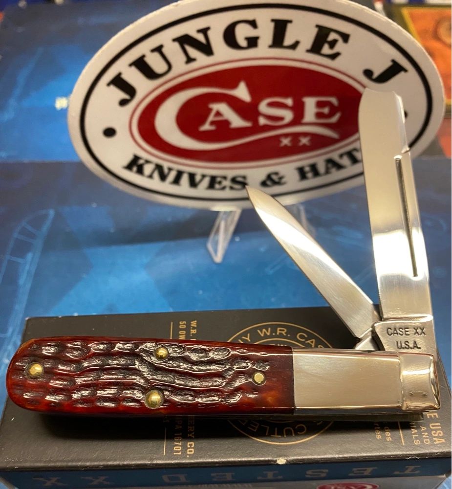 Case Red Bone One Armed Razor Knife (6205R) 1965-1969 Long Pull