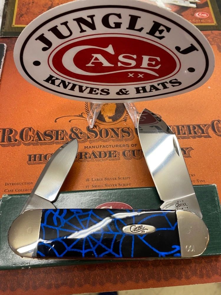 Case Elephant Toe Knife “Blue Web” 2003 numbered #001