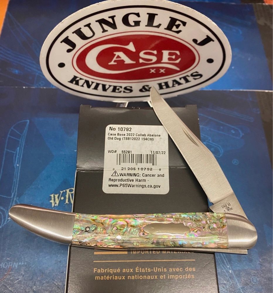 Case Tony Bose Old Dog Abalone 2022 item number 10792 pattern TB812022 ...