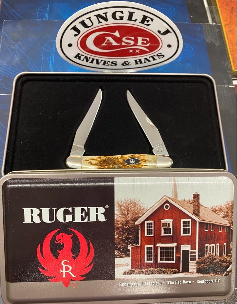 Case Muskrat Knife (Muskrat SS) Ruger Red Barn Gift Set - Burnt Honey ...