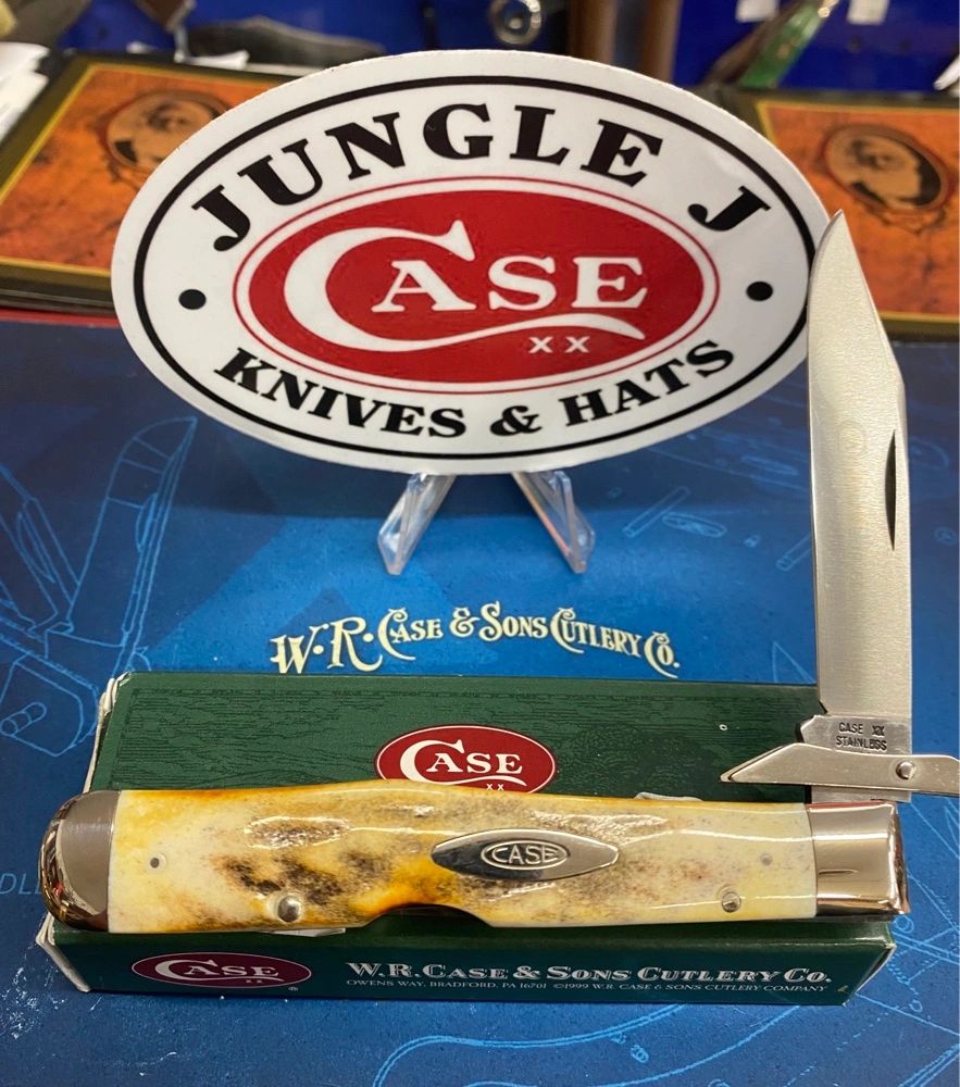 Case Razor Edge Stag Cheetah Knife 1976 Pattern # 5111 1/2L SSP