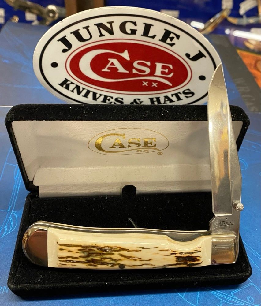 Case Mammoth Ivory Trapperlock Knife Custom Year 2018