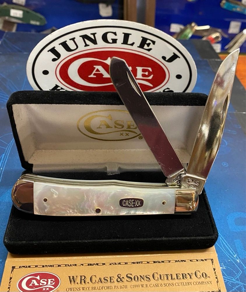 Case Mother of Pearl Trapper Knife (8354 SS) Year 1997