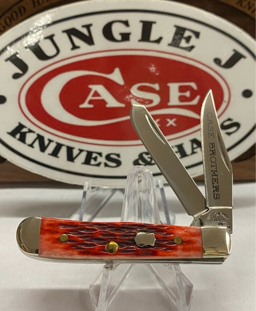 Case Tiny Trapper Knife (62154 SS) Case Brothers Nutshell Bone Item No.08095 Year 2004