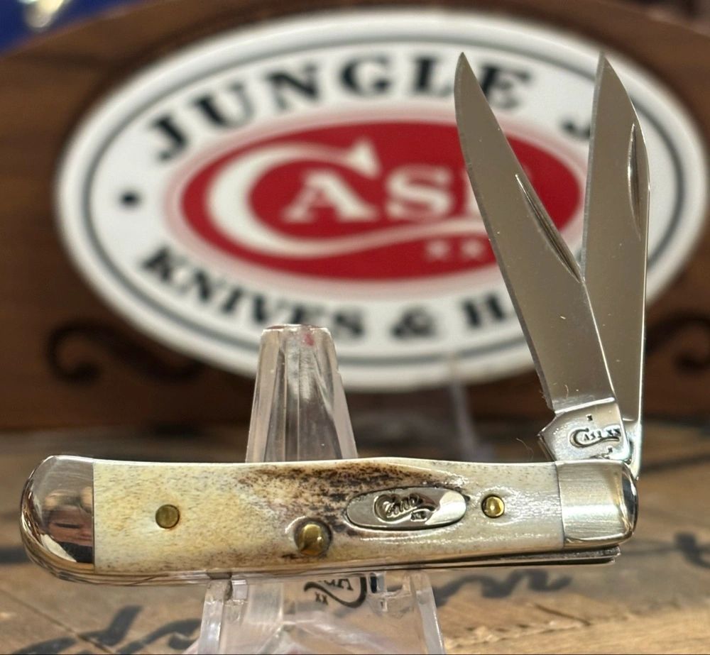 Case Stag Tiny Trapper Knife (52154W SS) Warrencliff Blade Item No ...
