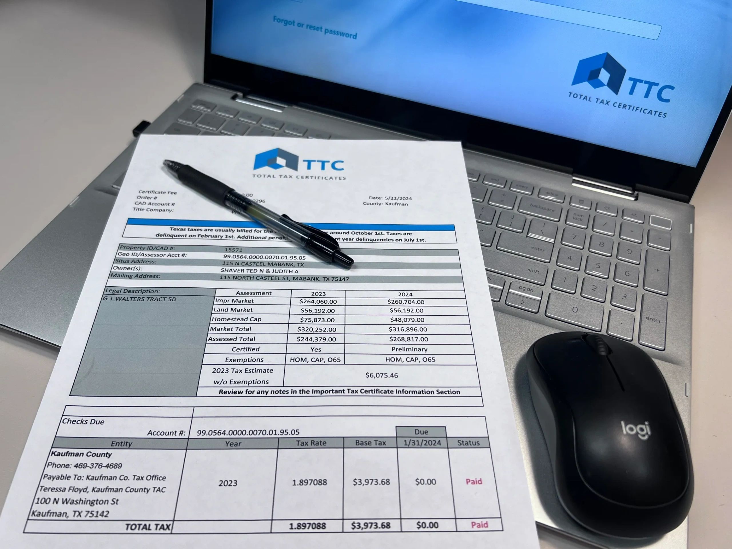 Total Tax Certificates