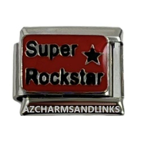 Super Rockstar Italian Charm Link