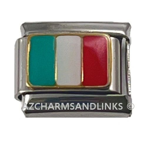 Italy Italian Flag Italian Charm Link