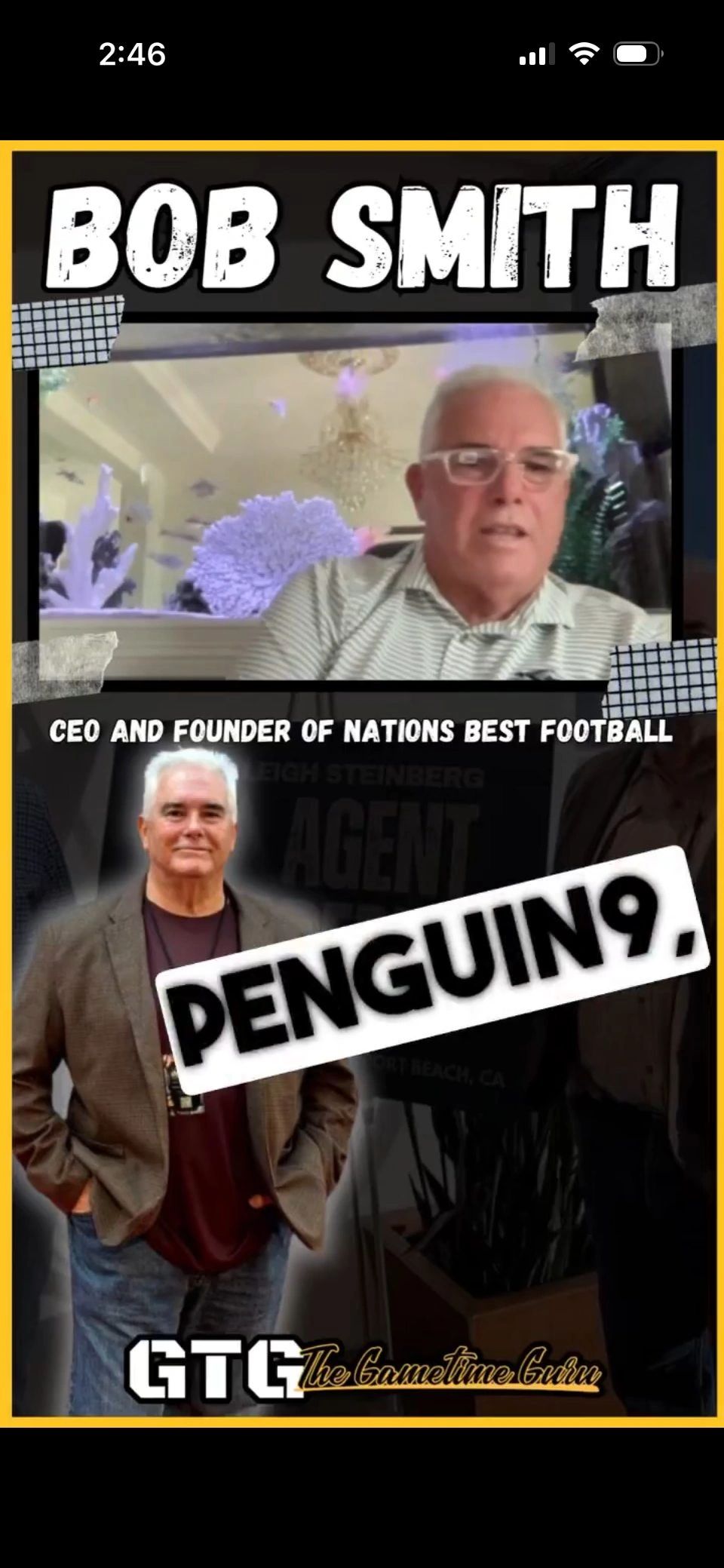 Bob Smith's Interview with The Gametime Guru Podcast