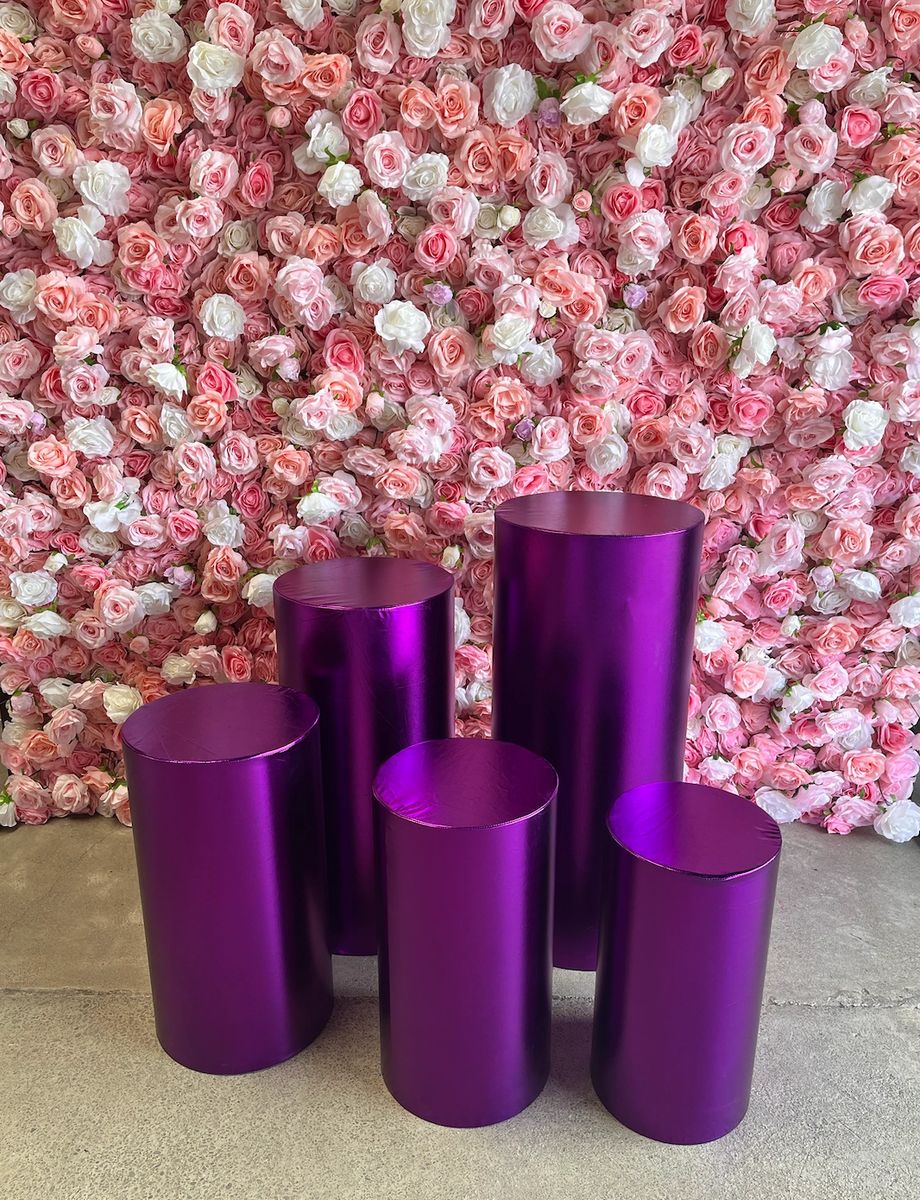 Metallic Purple plinths