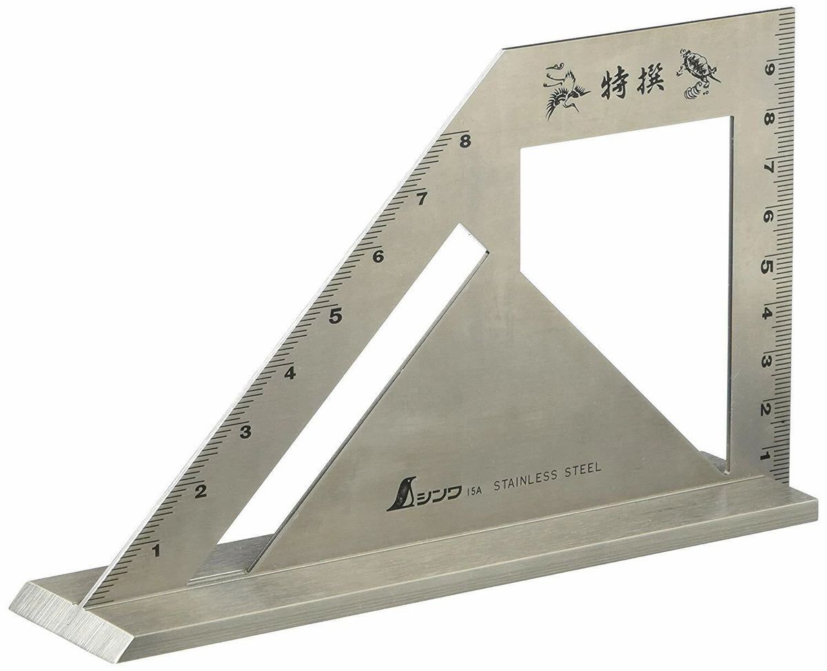 Shinwa 62189 Japanese Combination Square With Wide Base ~ Miter Gauge ...
