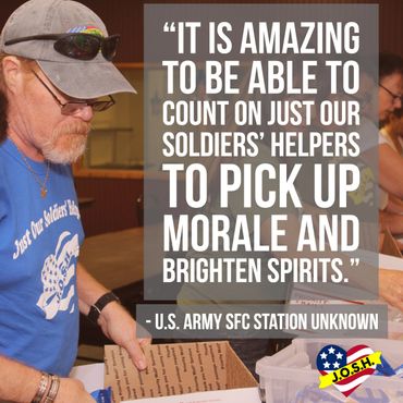 Care Packages for Deployed Heroes - Just Our Soldiers Helpers