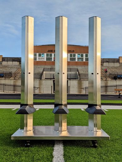 TNT Sports Equipment - Shoulder Pad Carts, Helmet Carts