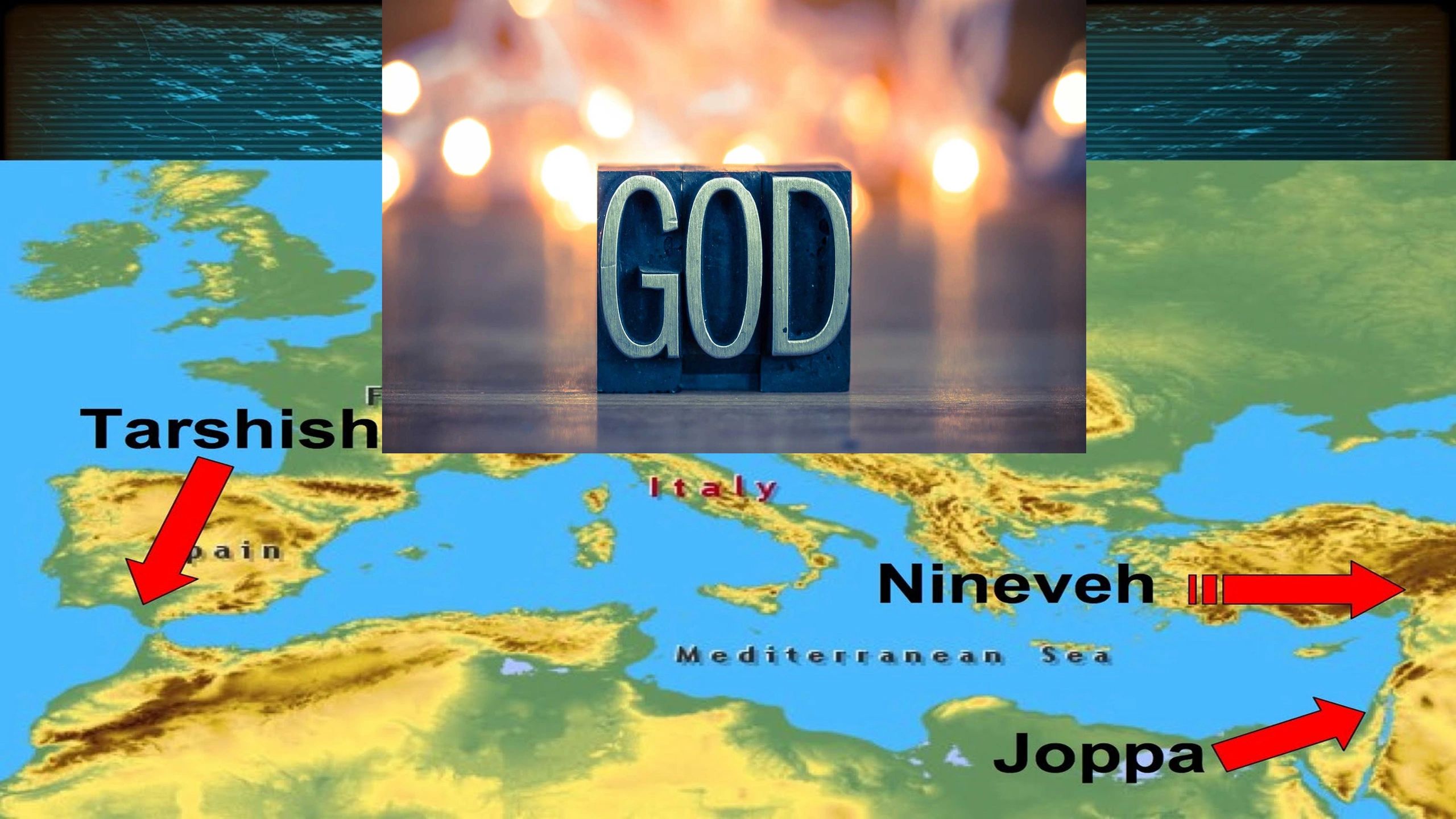 Nineveh And Tarshish Map