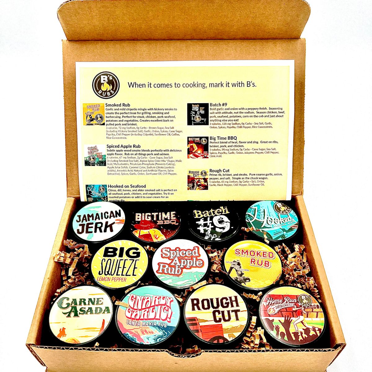 B's Super Sampler - B's 11 Original Rubs!