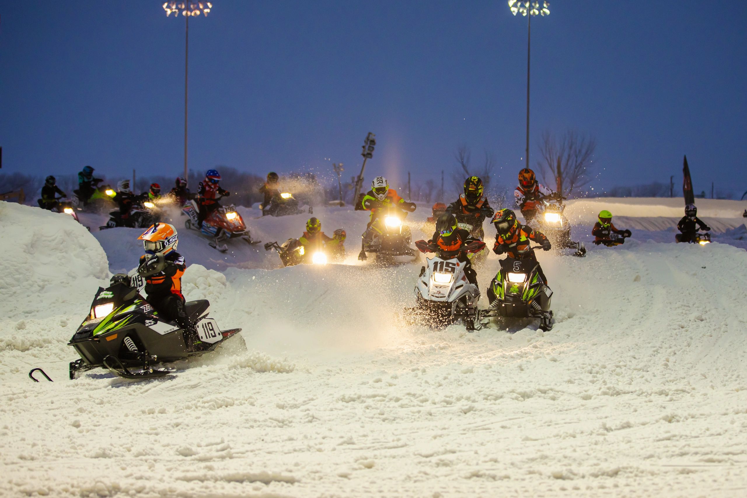 Youth Snowmobile Racing - Two Eighty Six Sno Series