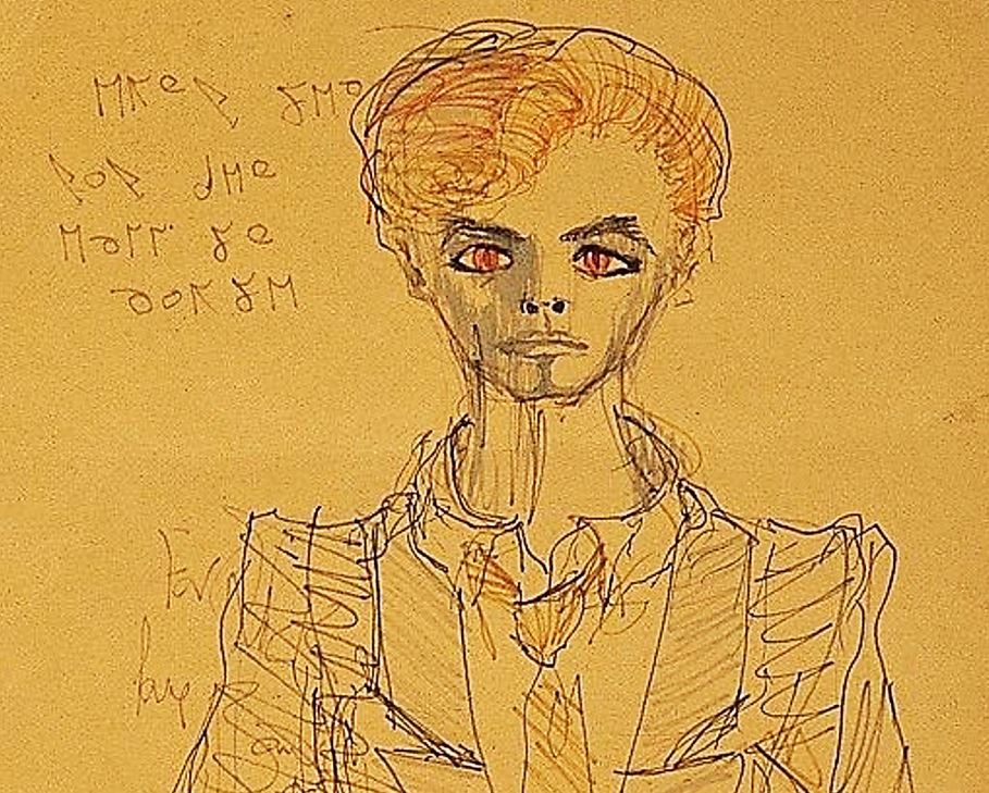 DB drawing for Nic Roeg, July 1975