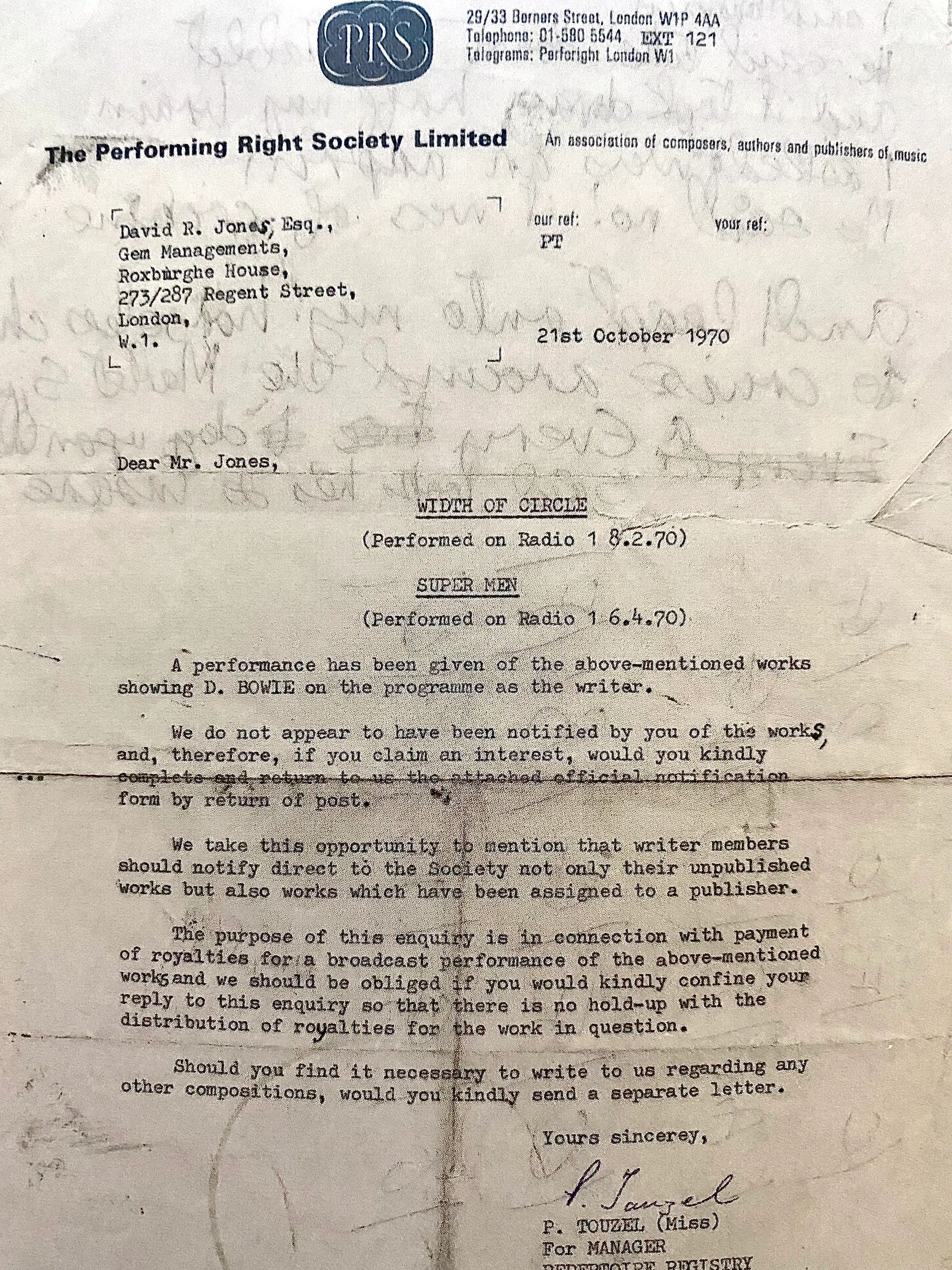 Performing Rights Society (PRS)