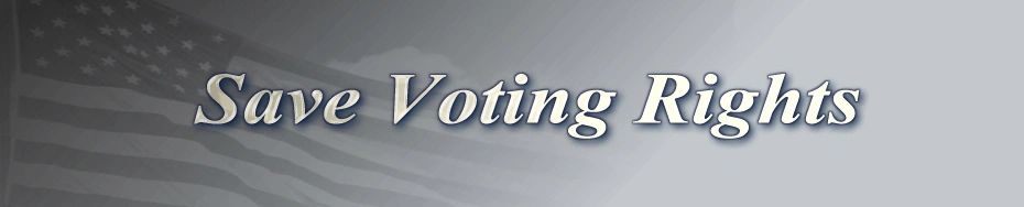 Save Voting Rights - Home