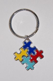 Puzzle Piece Key Chain