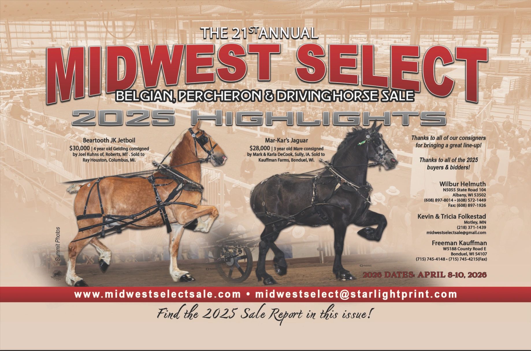 Midwest Select Sale