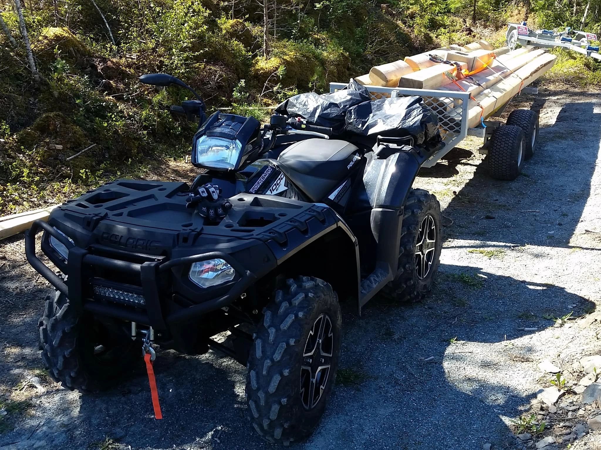 What is the towing capacity of ATVs?