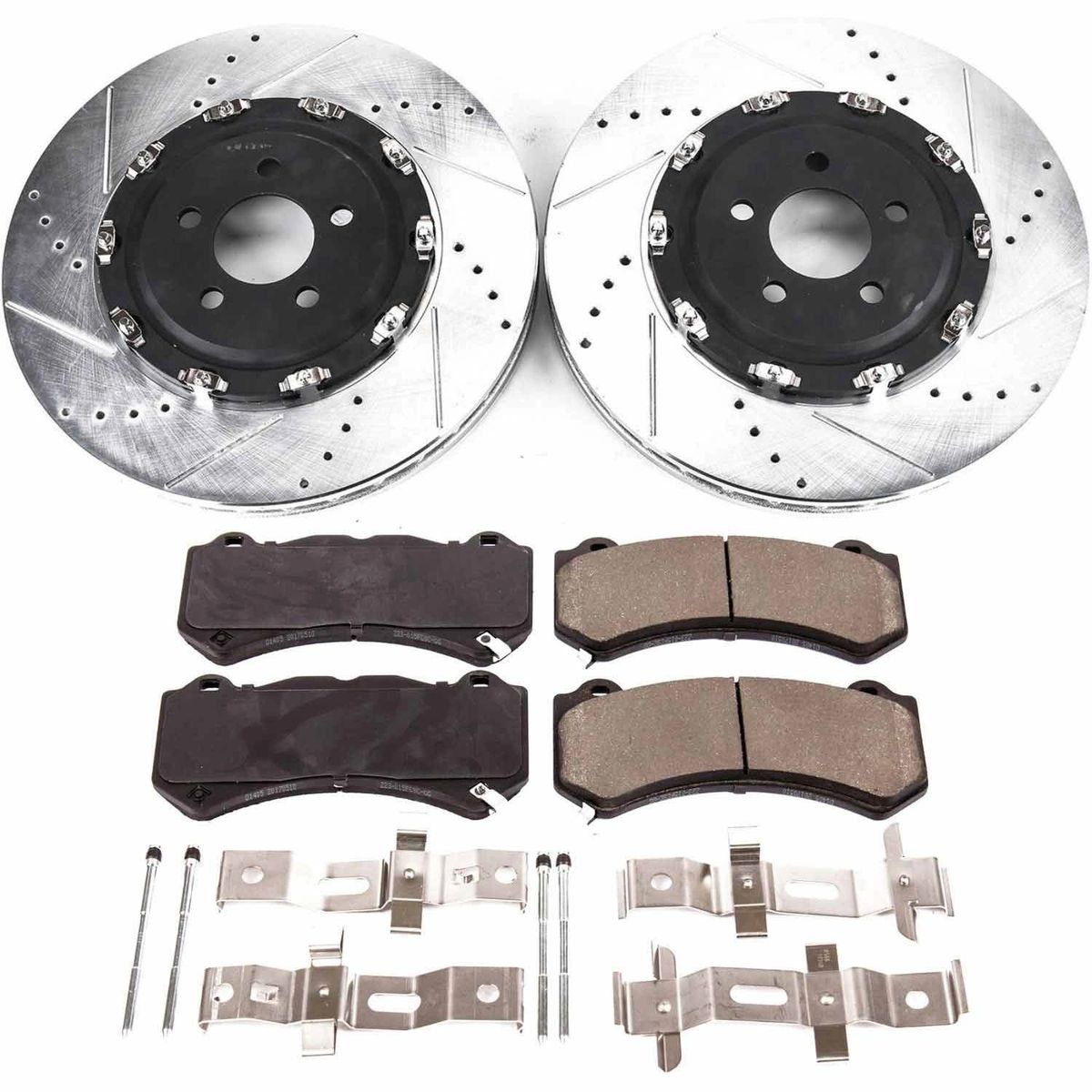 Powerstop Z23 Evolution Sport FRONT Brake Upgrade Kit (OE 2-piece ...
