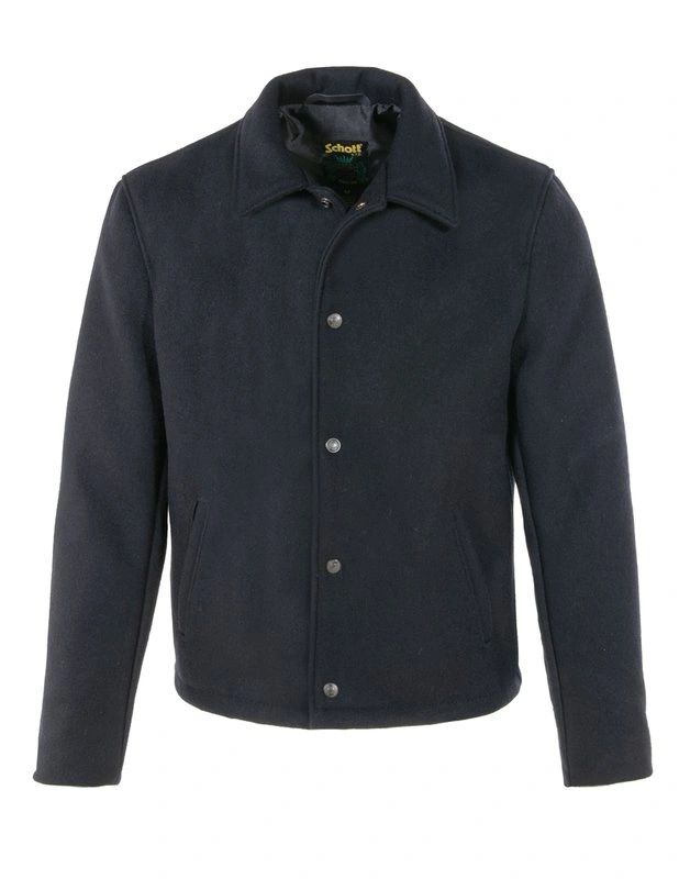 Schott NYC Wool Coach Jacket