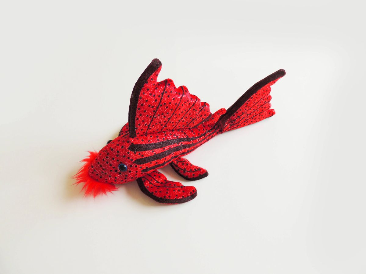 Crimson Plecostomus Plush