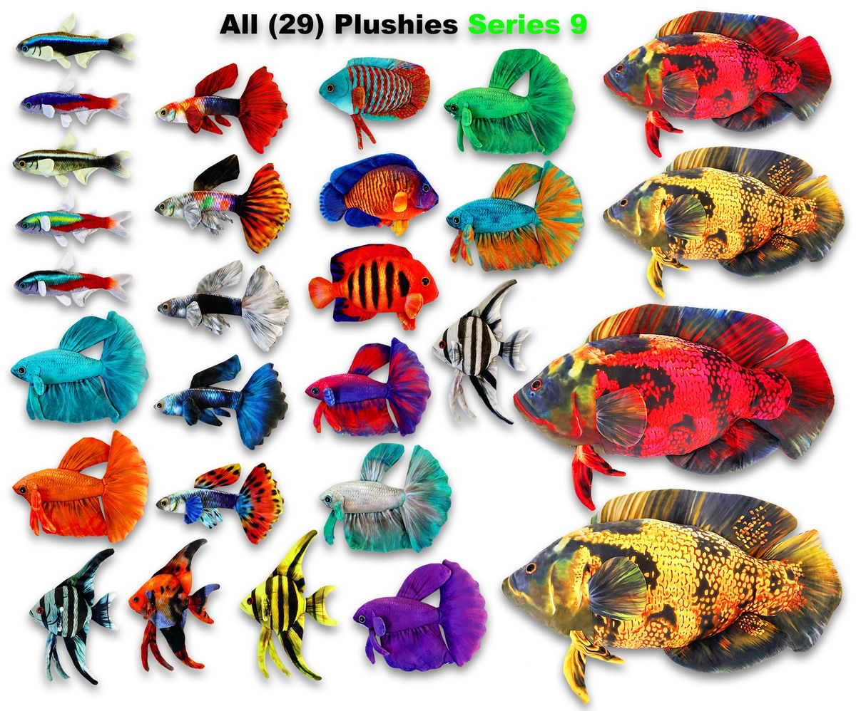 29 GreenPleco Plushies Series 9 Collection Set