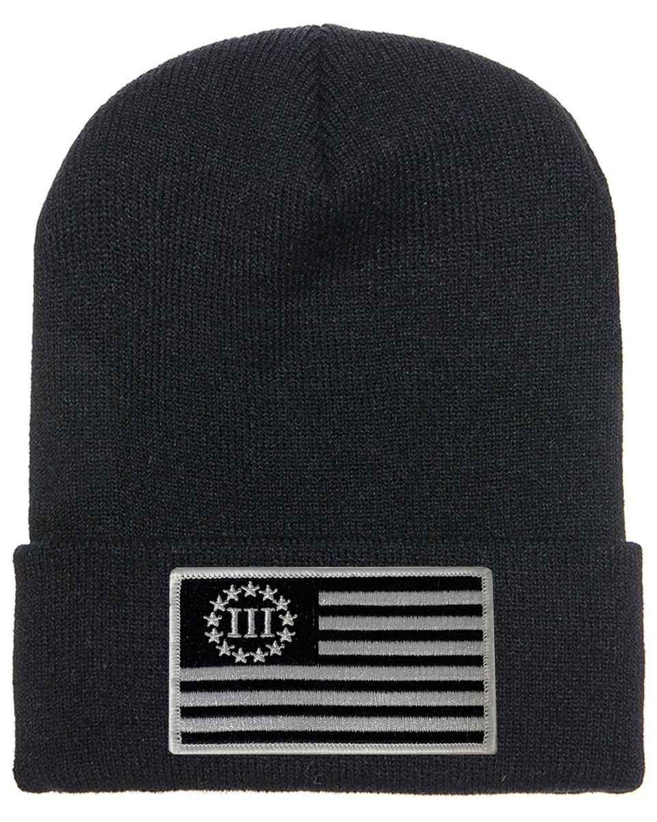 Three Percenter Adult Cuffed Knit Beanie