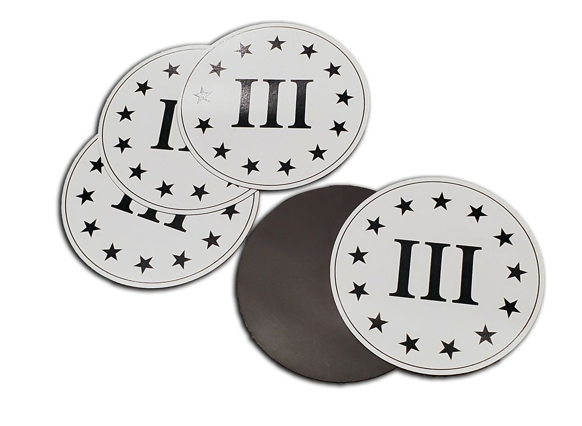 Three Percenter Flag Magnet
