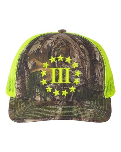 Three Percenter Richardson - RealTree Snapback Trucker Cap