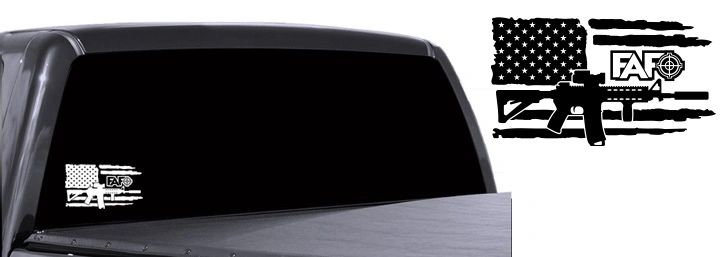 FAFO Flag Decal