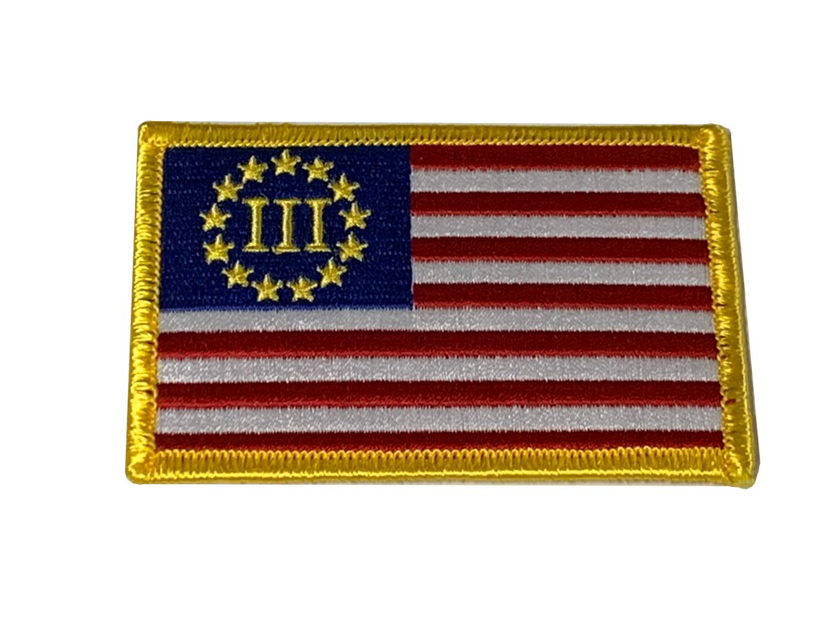 Three Percenter Custom Flag Patch