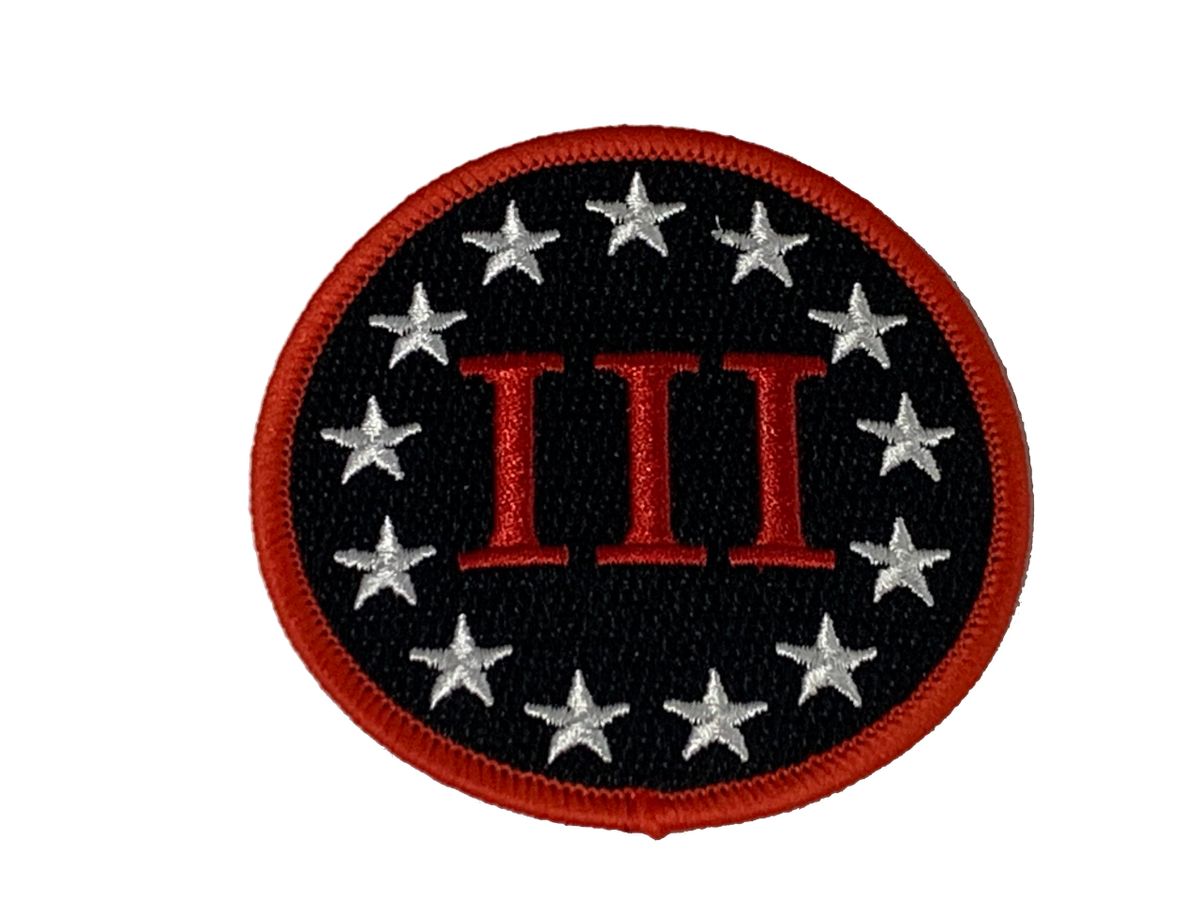 Three Percenter Custom Round Patch