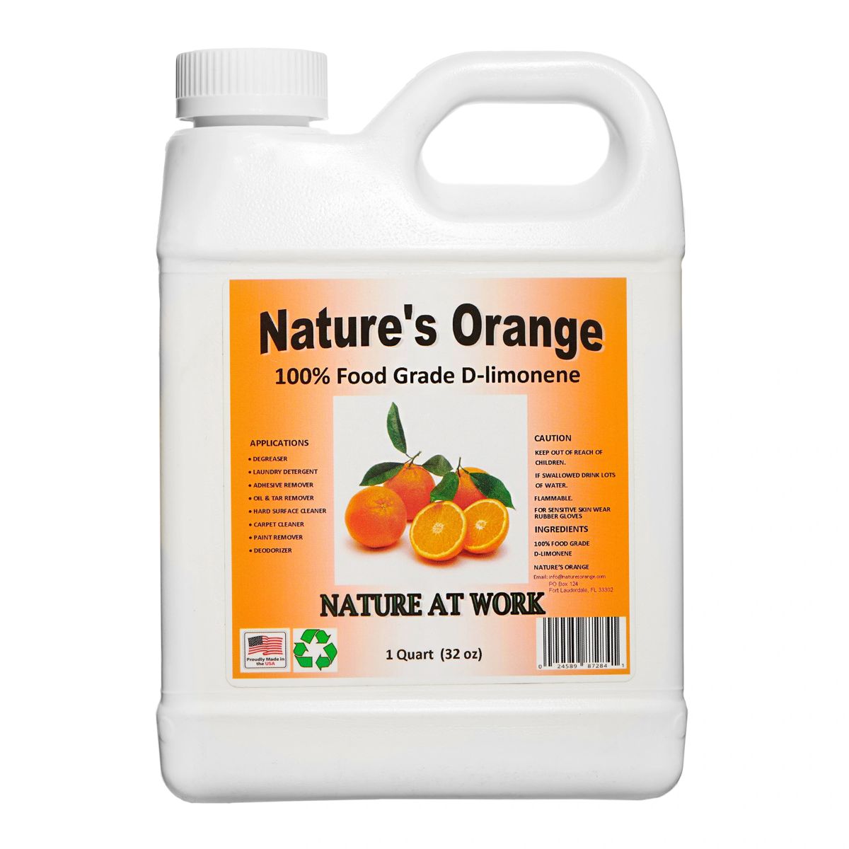 Natures Orange 100% Pure Food Grade D-Limonene (32 oz)