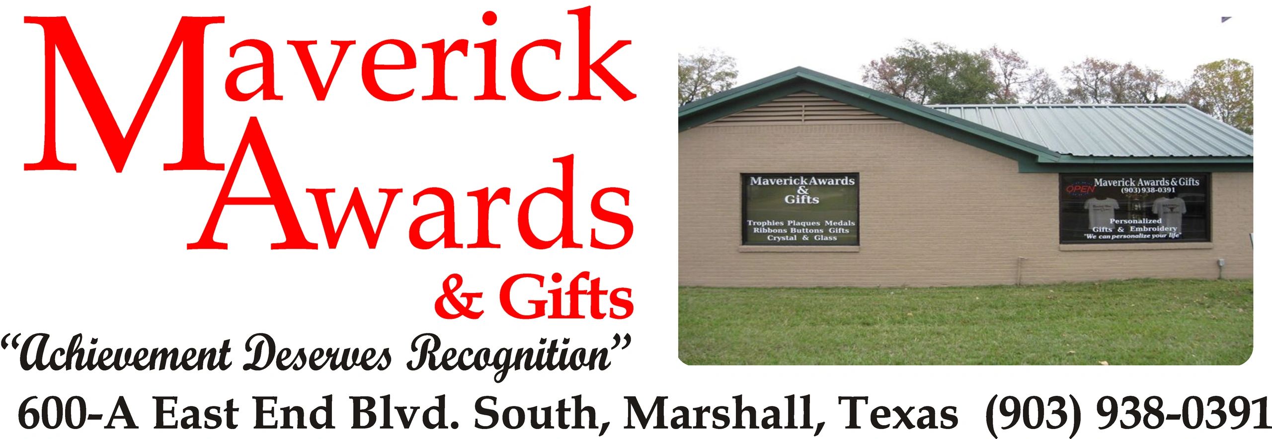 Maverick Awards and Gifts - Personalized Gifts - Marshall, Texas