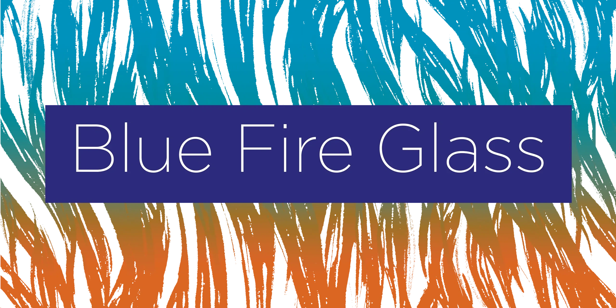 Blue Fire Glass Art - Glass Art, Unique Jewelry, Glass Wall Art