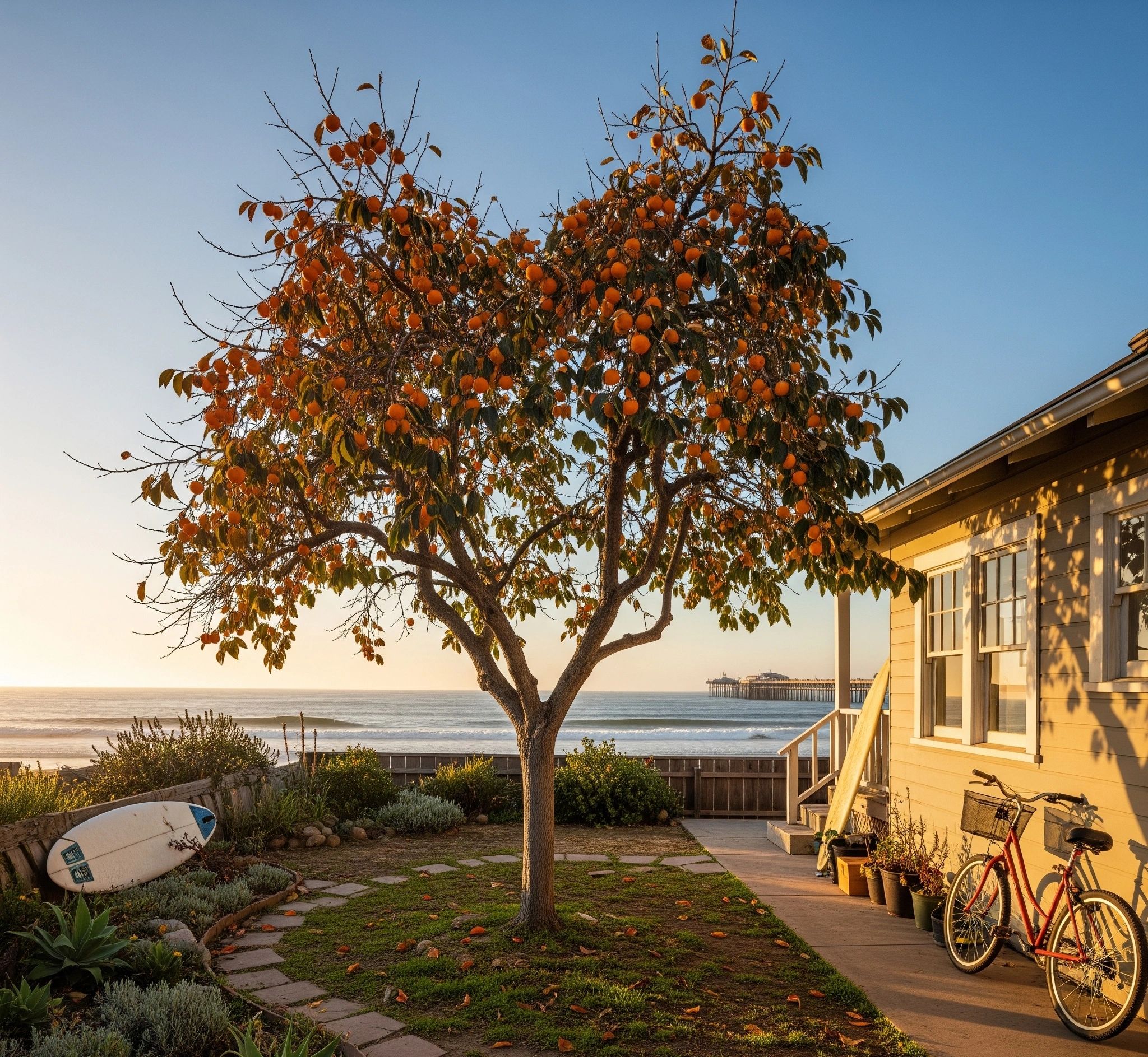 Saijo Persimmons in Ocean Beach: Sunset-Sweet Star of the Coast