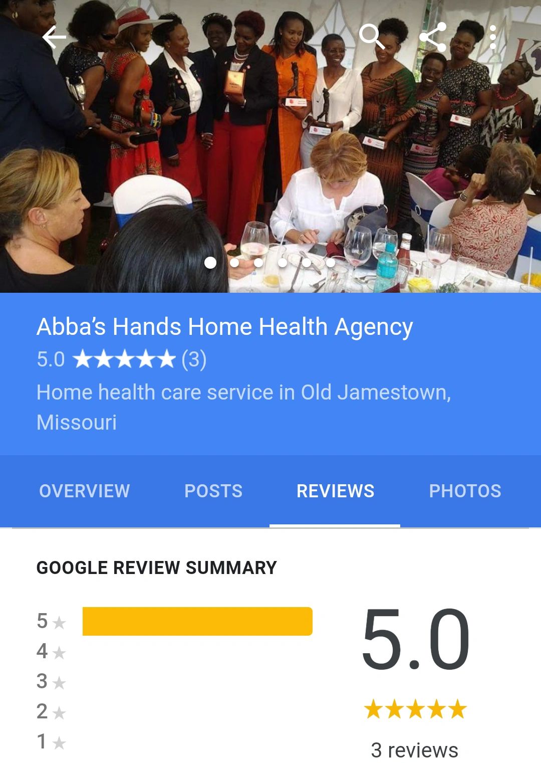 Employees of Abba's Hands