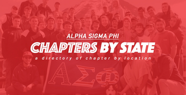 Chapters | Alpha Sigma Phi Fraternity