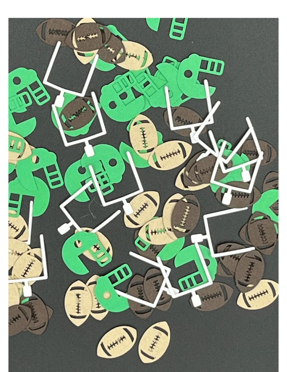 Football confetti - 100 pieces - Football party - Sports party - Game ...