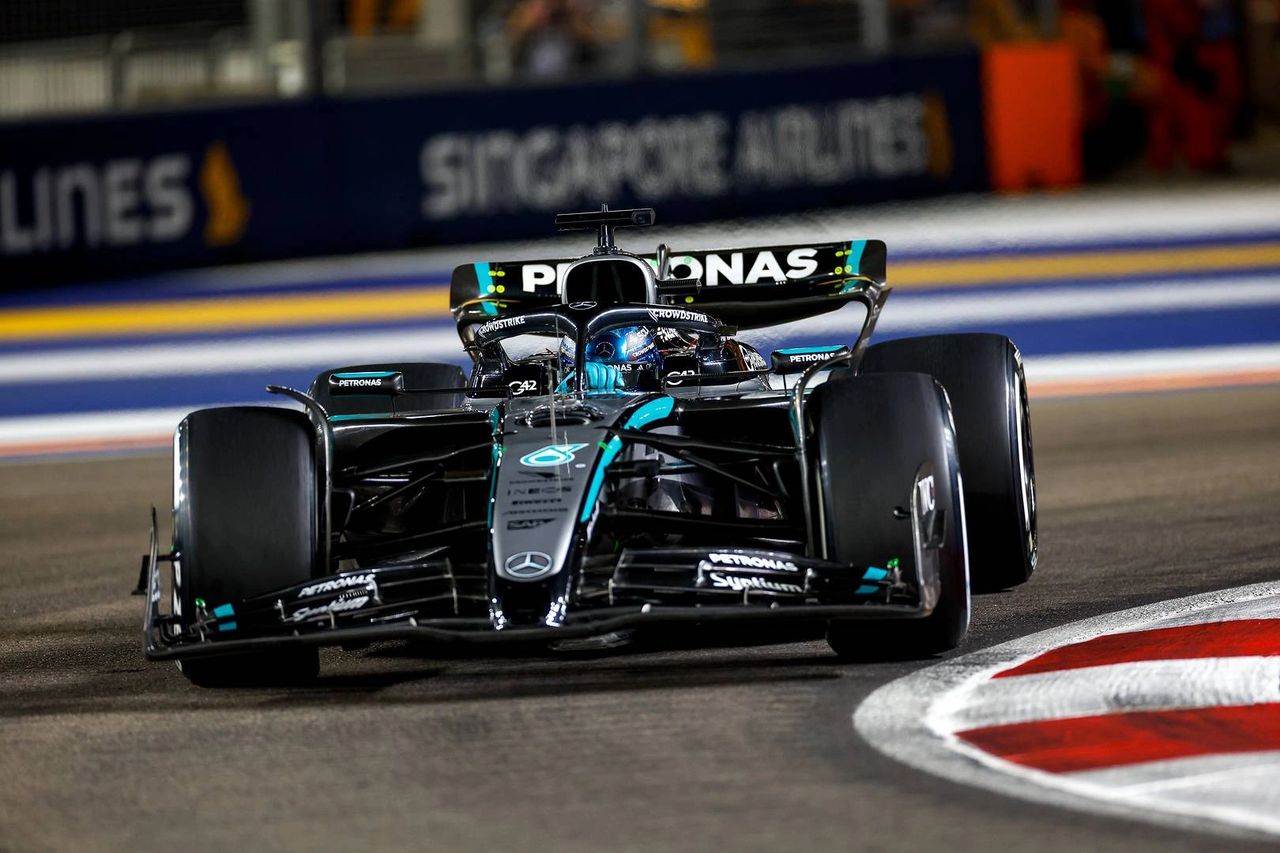 George Russell Wins Singapore Grand Prix 2025: Marina Bay F1 Race ...