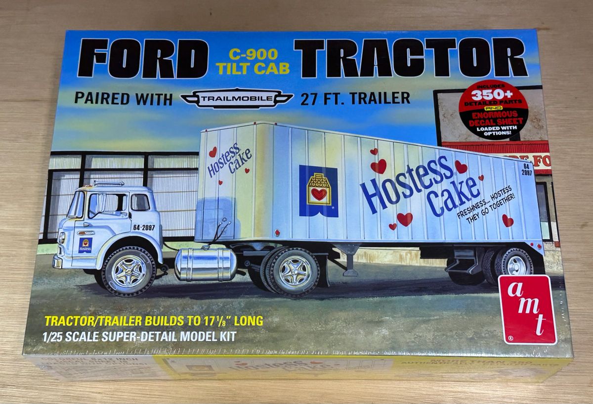 AMT - FORD C-900 TILT CAB & 27FT TRAILMOBILE TRAILER "HOSTESS ...