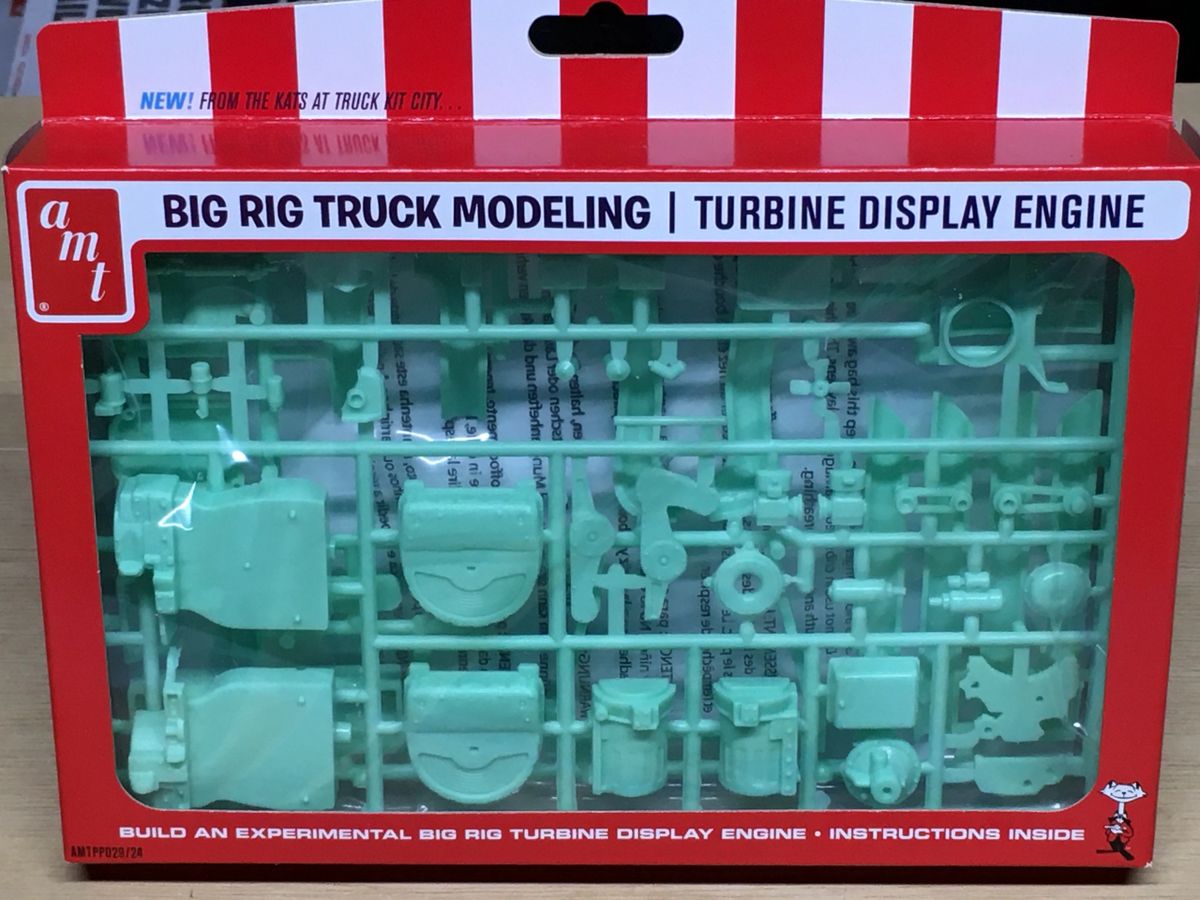 AMT BIG RIG TURBINE ENGINE PARTS PACK "DISPLAY"
