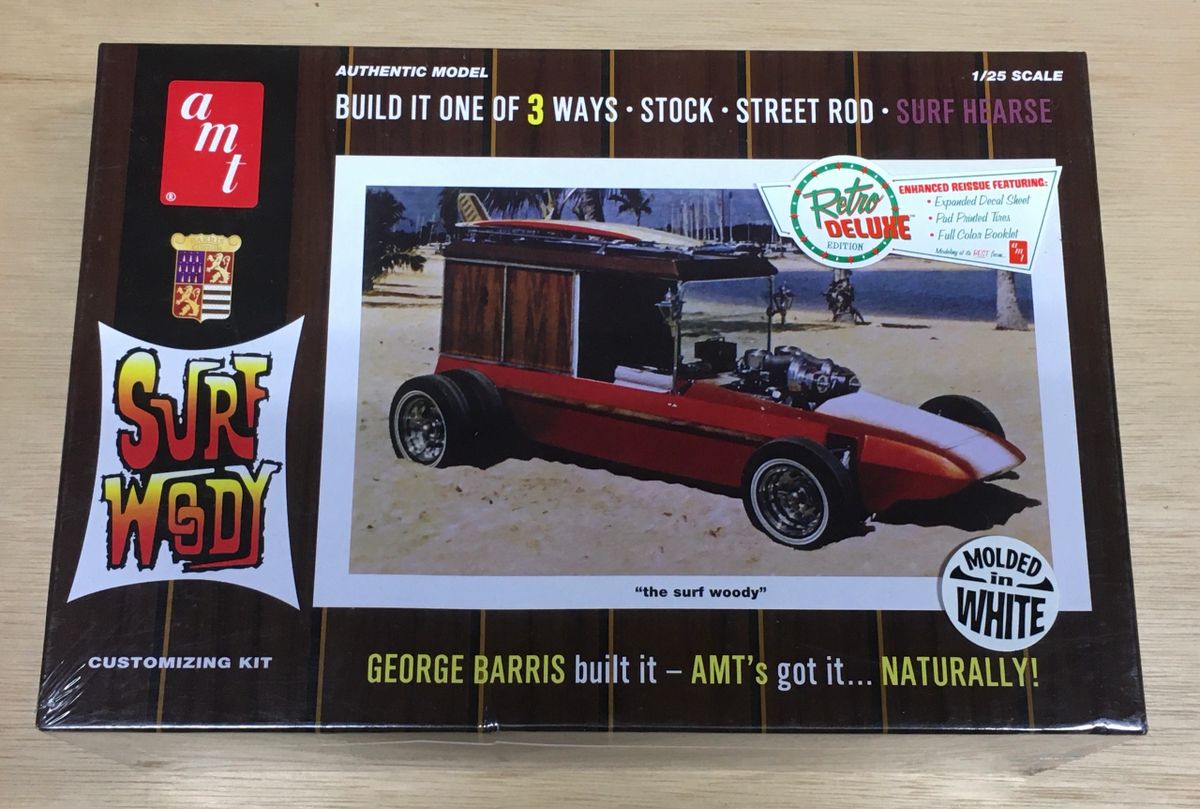 AMT SURF WOODY by "GEORGE BARRIS" in WHITE