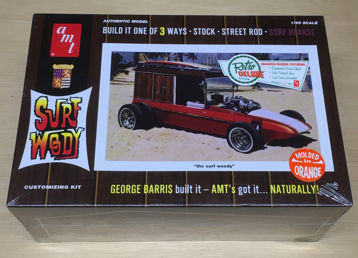 AMT SURF WOODY by "GEORGE BARRIS" ( In ORANGE )